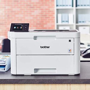 Brother HL-L3270CDW Compact Wireless Digital Color Laser Printer with NFC - 2.7" Color Touchscreen, Auto Duplex Printing, 25 ppm, 250 Sheet, Wulic Printer Cable