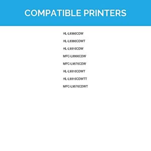 LD Products Compatible Toner Cartridges Replacements for Brother TN436 TN-436 Super High Yield for use in Brother MFC-L8900CDW HLL8360CDW HL-L9310CDW HL-L9310CD ( Black, Cyan, Magenta, Yellow, 4-Pack)