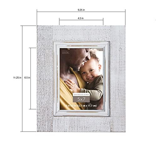 MICHAELS White Wash 5”; x 7”; Frame, Expressions™ by Studio Décor®