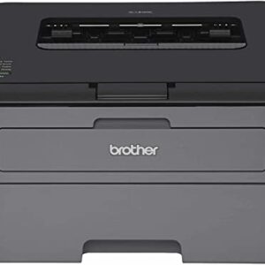 Brother HL_L23 Series Compact Monochrome Printer, 27ppm, 250 Sheets, High-Speed USB 2.0, Auto 2-Sided Printing, with MTC Printer Cable