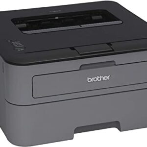 Brother HL_L23 Series Compact Monochrome Printer, 27ppm, 250 Sheets, High-Speed USB 2.0, Auto 2-Sided Printing, with MTC Printer Cable