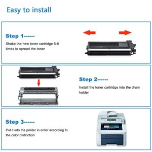 [1-Cyan] TN210C Compatible TN210C TN-210C Toner Cartridge Replacement for Brother HL-3040CN 3045CN 3070CW 3075CW MFC-9010CN 9120CN 9125CN 9320CN/CW 9325CW DCP-9010CN HL-8070 8370 Printers