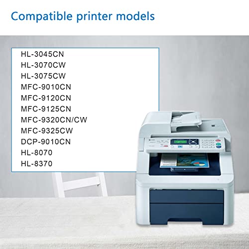 [1-Cyan] TN210C Compatible TN210C TN-210C Toner Cartridge Replacement for Brother HL-3040CN 3045CN 3070CW 3075CW MFC-9010CN 9120CN 9125CN 9320CN/CW 9325CW DCP-9010CN HL-8070 8370 Printers