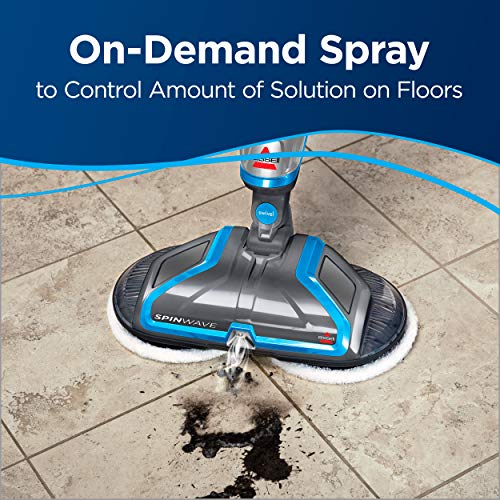 Bissell Hard Floor Mop Cleaner, Silver Spinwave Plus