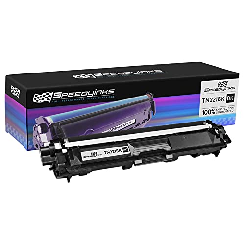 Speedy Inks Compatible Toner Cartridge Replacement for Brother TN221 (Black)