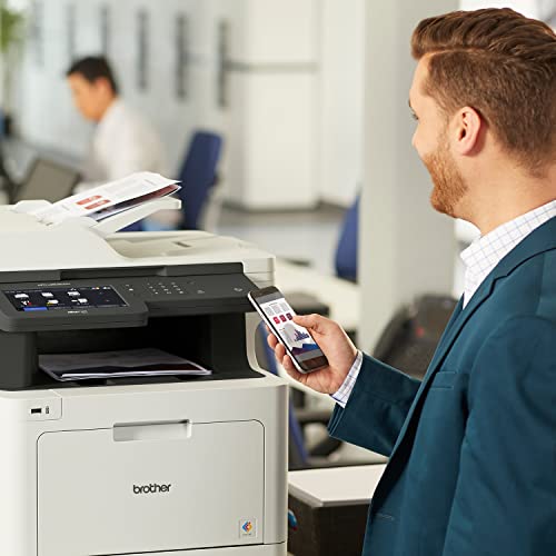 Brother MFC‐L8905CDW Business Color Laser All‐in‐One Printer, 7” Touchscreen Display, Duplex Print/Scan, Wireless