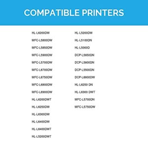 LD Products Compatible Toner Cartridge Replacement for Brother TN820 (Black, 5-Packs) for use in DCP-L6600DW HL-L6200DW HL-L6200DWT HL-L6250DN HL-L6250DW HL-L6300DWT & HL-L6300DW