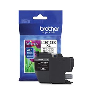 Brother Printer LC3013BKS Single Pack Cartridge Yield Up to 400 Pages LC3013 Ink Black