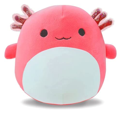 Valloowink 8 Inch Axolotl Plush Stuffed Animals, Soft Cuddly Axolotl Pillow Toy Kawaii Gift for Kids