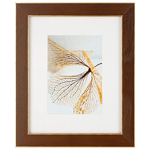 MICHAELS Walnut & Gold Trim Frame with Mat, Gallery by Studio Décor®