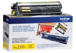 brother oem toner tn210y (yellow) (1 cartridge) (tn210y) –