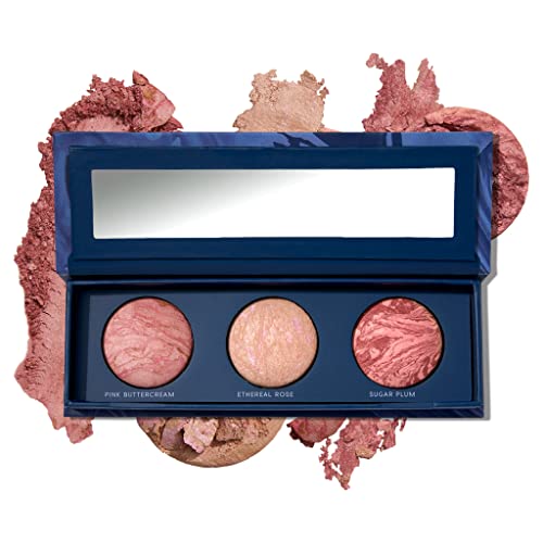 LAURA GELLER NEW YORK Geller's Greatest Better Than Ever 3-Piece Blush-n-Brighten Marbleized Blush Palette Trio