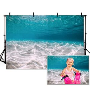 under the sea backdrop 7 x 5 ft blue ocean theme sunlight beach underwater world scenery photography bakcground vinyl party backdrop for picture birrthday party photo studio decor