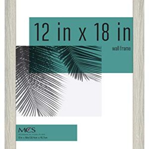 MCS Studio Gallery Frame, Gray Woodgrain, 16 x 20 in, Single & Studio Gallery Frame, Gray Woodgrain, 12 x 18 in, Single