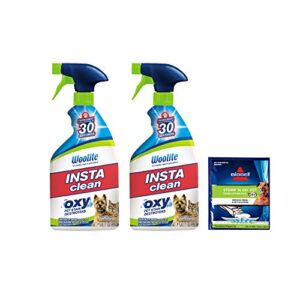 bissell woolite instaclean permanent pet stain remover (2 pack)