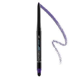 sephora collection retractable waterproof eyeliner 13 glitter purple