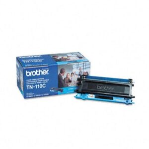 brother genuine brand name, oem tn110c (tn-110c) cyan toner (1.5k yld) for mfc9440cn printers