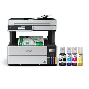 epson ecotank pro et-5150 wireless color all-in-one supertank printer with scanner, copier, plus auto document feeder