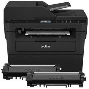 brother compact monochrome laser all-in-one multi-function printer, mfcl2750dwxl, up to two years of printing included, amazon dash replenishment ready (renewed)