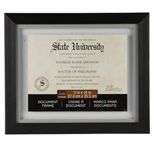 michaels black 11”; x 14”; document float frame by studio décor®