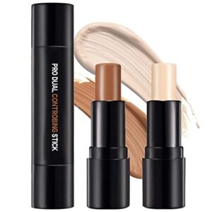 ONLYOILY double-end contour highlighter stick contour stick,face highlighter, contour makeup contouring sticks cream concealer (1)