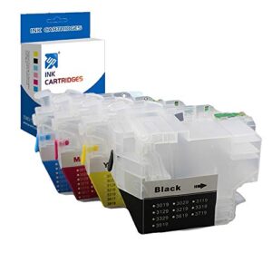 up lc3029 refillable cartridges compatible for brother printer mfc-j6535dw mfc-j6535dw mfc-j5830dw mfc-j5830dw mfc-j5930dw mfc-j6935dw