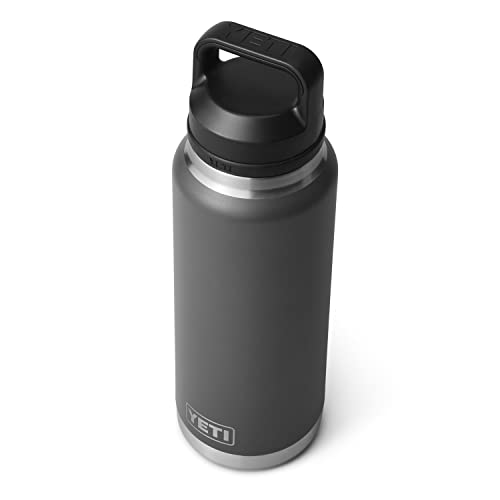 YETI Rambler 36 oz Bottle, Vacuum Insulated, Stainless Steel with Chug Cap, Charcoal