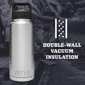 YETI Rambler 36 oz Bottle, Vacuum Insulated, Stainless Steel with Chug Cap, Charcoal