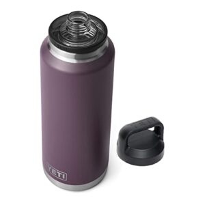 yeti rambler 46 oz bottle, vacuum insulated, stainless steel with chug cap, nordic purple