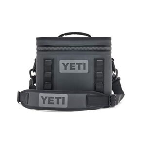 yeti hopper flip 8 portable cooler, charcoal