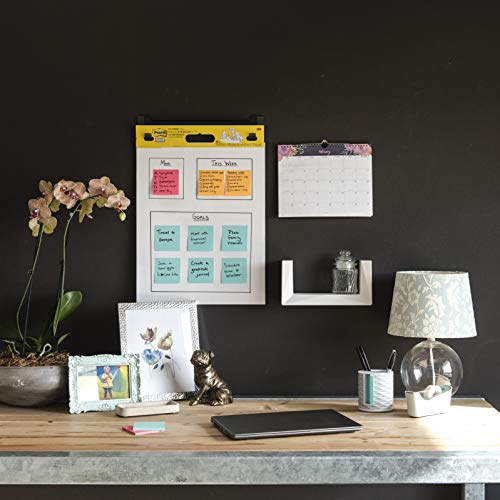 Post-it Super Sticky Mini Meeting Chart 577SS, 38.1 cm x 45.7 cm, 20 Sheets/Pad, 1 Pad, Suitable for Home Learning and Virtual Meetings