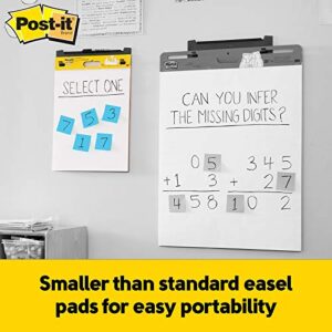 Post-it Super Sticky Mini Meeting Chart 577SS, 38.1 cm x 45.7 cm, 20 Sheets/Pad, 1 Pad, Suitable for Home Learning and Virtual Meetings