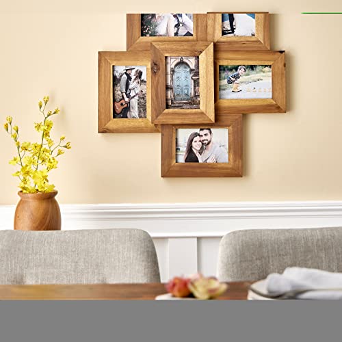 MICHAELS Bulk 6 Pack: 6 Opening Natural 4”; x 6”; Collage Frame by Studio Décor®