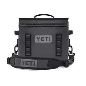 yeti hopper flip 12 portable cooler, charcoal