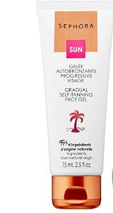 sephora collection gradual self tanning face gel