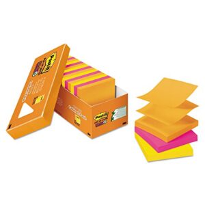 post-it r33018ssaucp pop-up 3 x 3 note refill rio de janeiro 90-sheet 18/pack