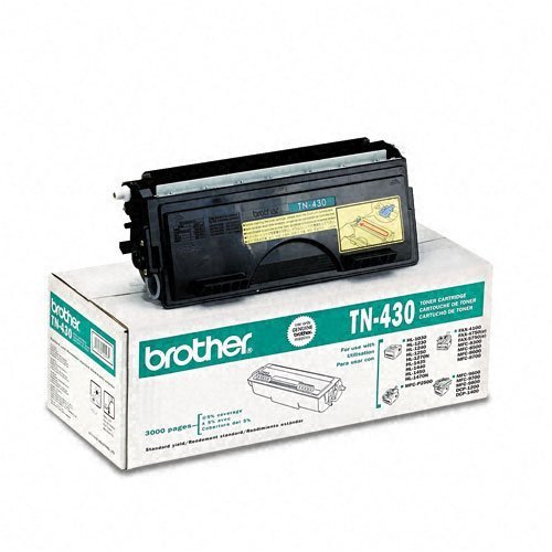 Brother : TN430 Toner, 3000 Page-Yield, Black -:- Sold as 2 Packs of - 1 - / - Total of 2 Each