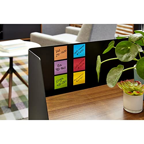 Post-it® Super Sticky Notes, 1-7/8" x 1-7/8", Supernova Neons Collection, 90 Sheets Per Pad, Pack Of 18 Pads