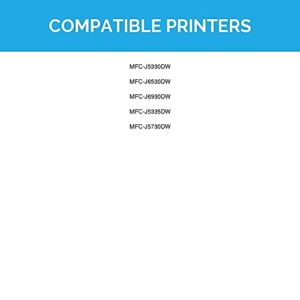 LD Compatible Ink Cartridge Replacement for Brother LC3017Y High Yield (Yellow)