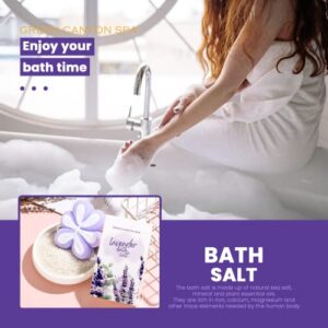 Spa Gift Baskets for Women 11pcs Lavender Bath Gift Set with Body Lotion, Essential Oil, Ideal Gifts for Women, Holiday Gifts Box for Mother's Day Birthday Christmas Valentine's Day, Spa Gifts for Mom