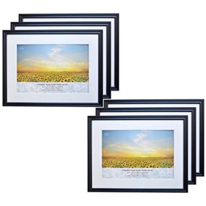 michaels bulk 6 pack: black 13”; x 19”; frame with mat, lifestyles™ by studio décor®