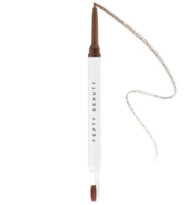 fenty beauty by rihanna brow mvp ultra fine brow pencil & styler – medium blonde