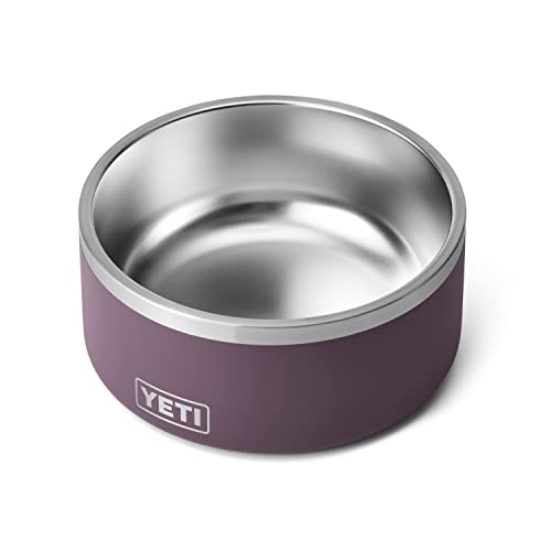 YETI Boomer 8, Stainless Steel, Non-Slip Dog Bowl, Holds 64 Ounces, Nordic Purple