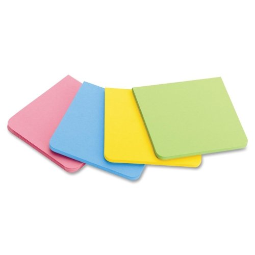 Post-it F2208SSAU Super Sticky Notes, Full Adhesive, 2-Inch x2-Inch, 8/PK, Asst Bright