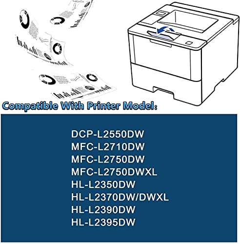 MaxColor 2 Pack DR730 DR-730 Drum Unit Replacement for Brother DCP-L2550DW HL-L2390DW L2370DW/DWXL L2350DW L2395DW MFC-L2750DW L2710DW L2750DWXL Printer Drum Unit (Toner Not Included)