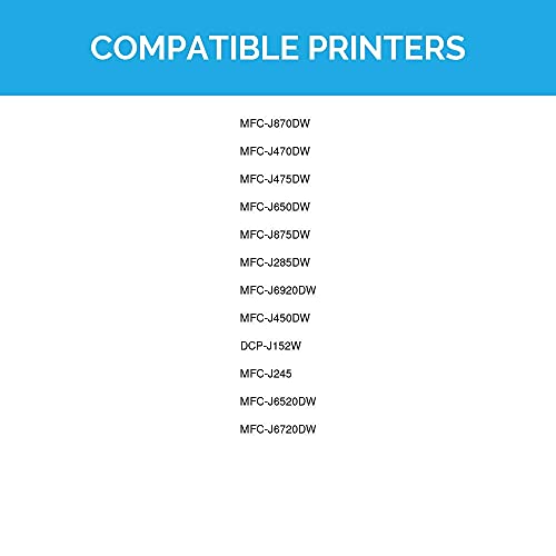 LD Compatible Ink Cartridge Replacement for Brother LC101Y (Yellow)