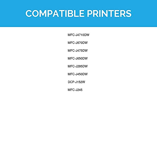 LD Compatible Ink Cartridge Replacement for Brother LC101Y (Yellow)