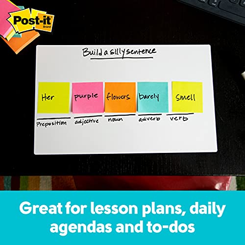 Post-it Dry Erase Sheets, 30 Sheets/Pack, Instant Whiteboard, 7 in x 11.3 in (DEFSheets-30PK)