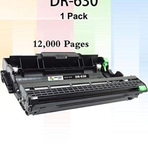 (1 x Drum) Green Toner Supply Compatible DR630 Drum Unit (Drum only) Replacement for DCP-L2520DW DCP-L2540DW MFC-L2700DWMFC-L2740DW Printer