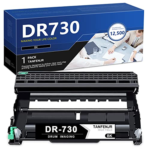 TANFENJR Compatible DR730 Drum Unit (Not Toner) Replacement for Brother DR 730 use with MFC-L2750DW MFC-L2710DW DCP-L2550DW HL-L2350DW HL-L2395DW HL-L2370DW HL-L2370DWXL Printer (1 Drum)